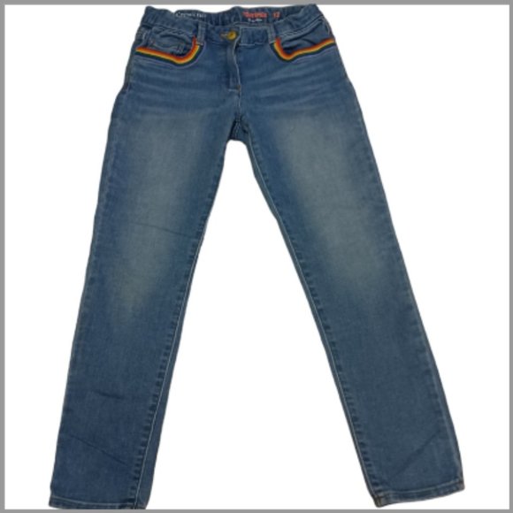 Crewcuts | Bottoms | Crewcuts Rainbow Pocket Toothpick Jeans Size 2 ...